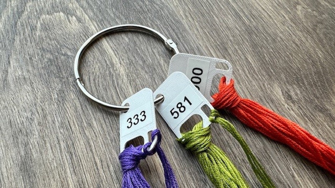 DMC Floss Organizer Tabs (set of 10) - Etsy