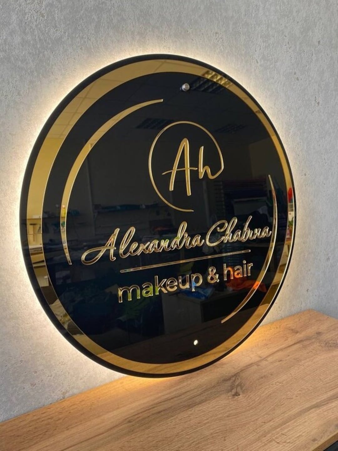 Custom Acrylic Business Backlit Sign Custom Logo Sign Office Sign 3D Acrylic Wall Decor - Etsy