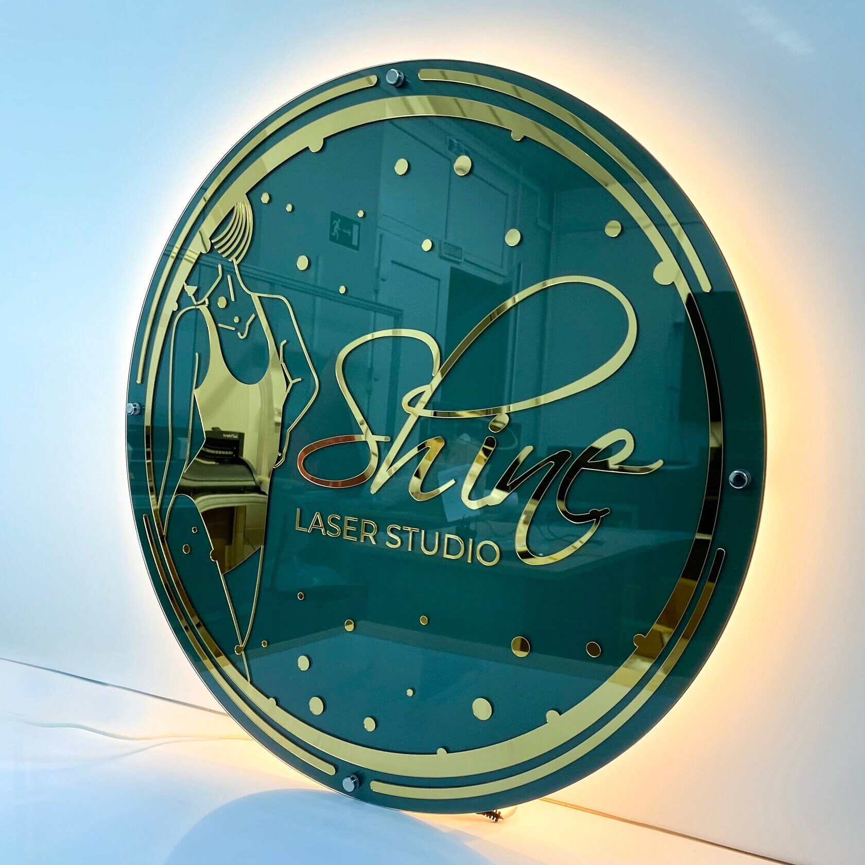 Custom Acrylic Logo Sign Custom Acrylic Sign Custom Acrylic Business Backlit Sign Office Sign 3D ...