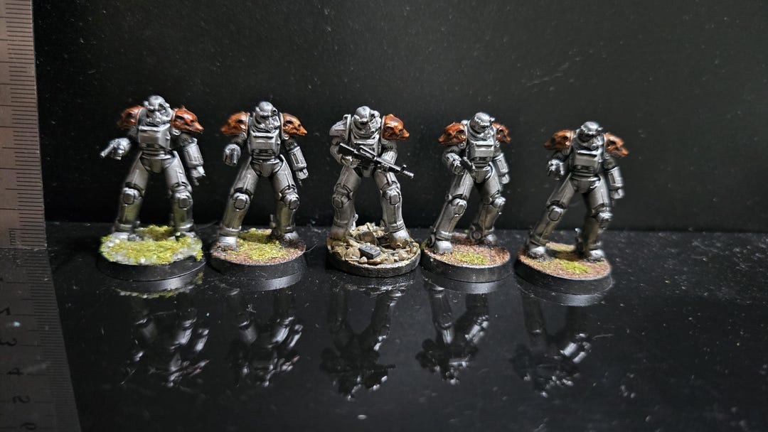 Fallout Power Armour Hand Painted Miniatures 32mm Scale Table Ready - Etsy