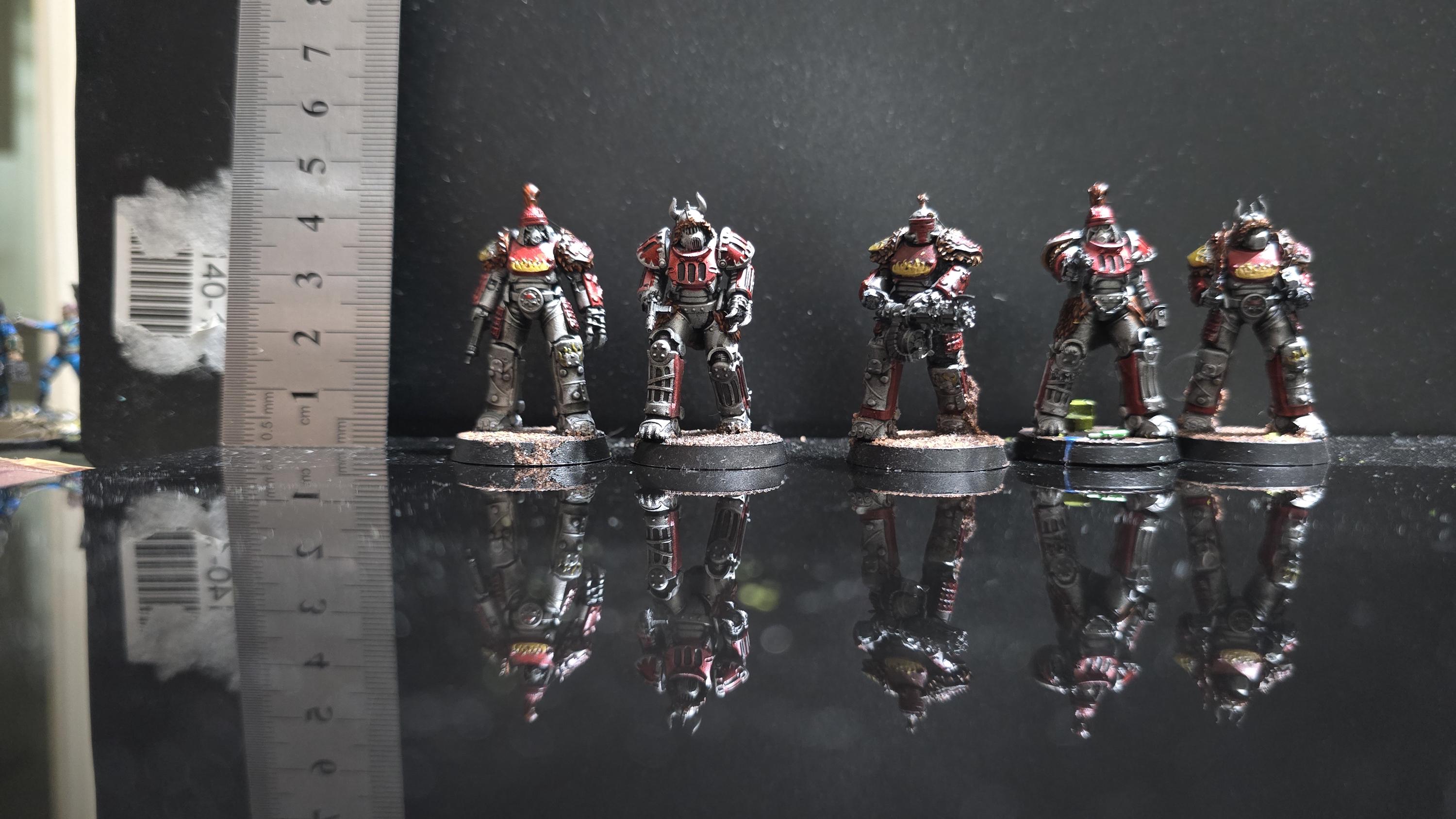 Fallout Raider Power Armour Hand Painted Miniatures 32mm Scale Table ...