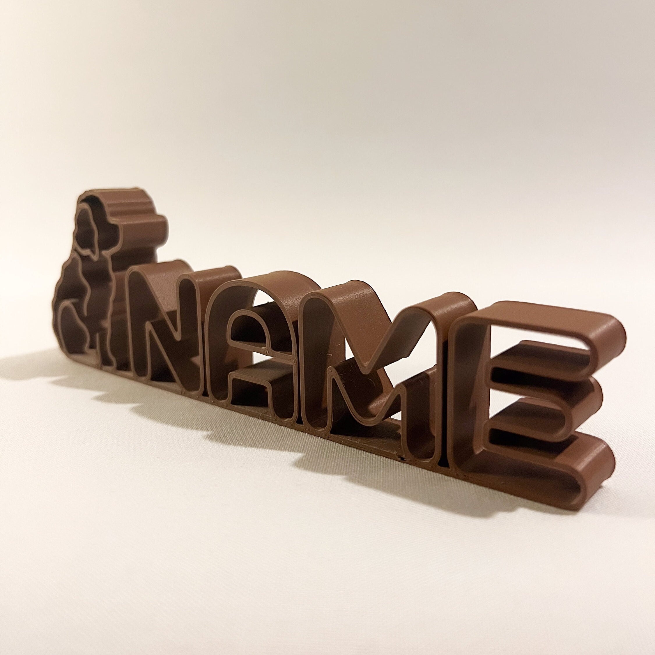 Personalised Dog With Name Cockapoo 3D Printed Animal Ornament Dogs ...