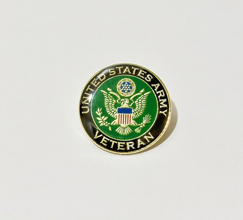 Army Veteran Lapel Pin - Etsy