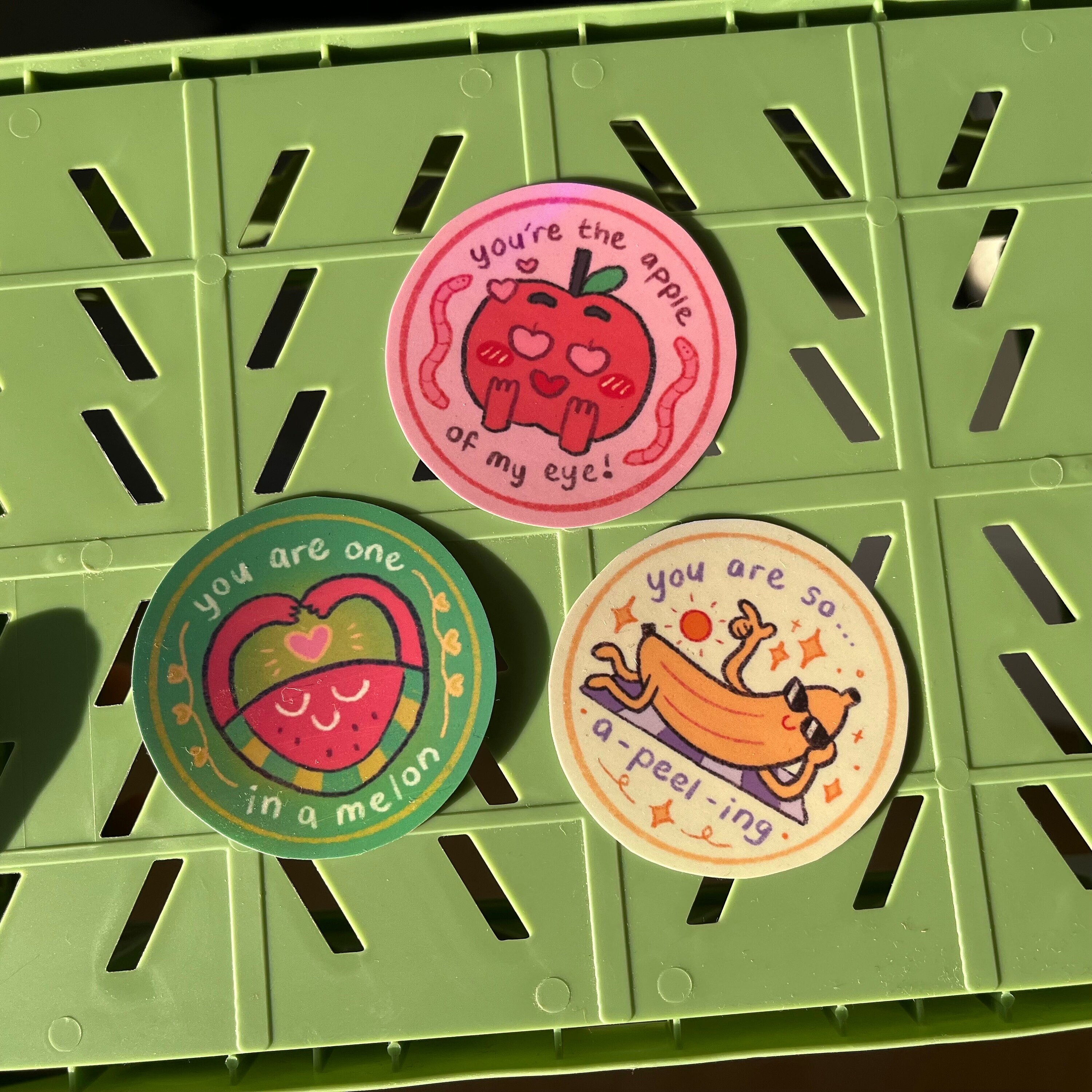 Flirty Fruits Stickers Cute Laptop Stationery Scrapbooking Journaling ...