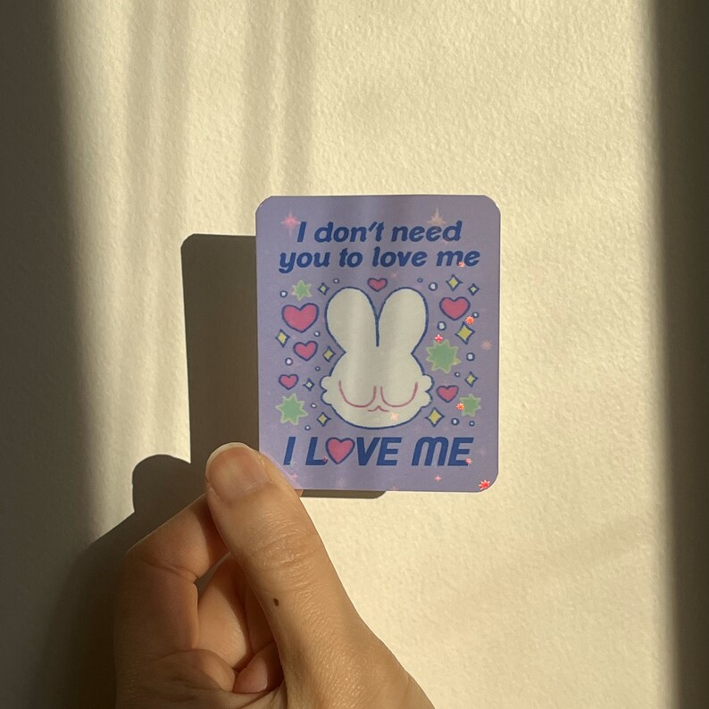 I Love Me Sticker Cute Laptop Stationery Scrapbooking Journaling ...