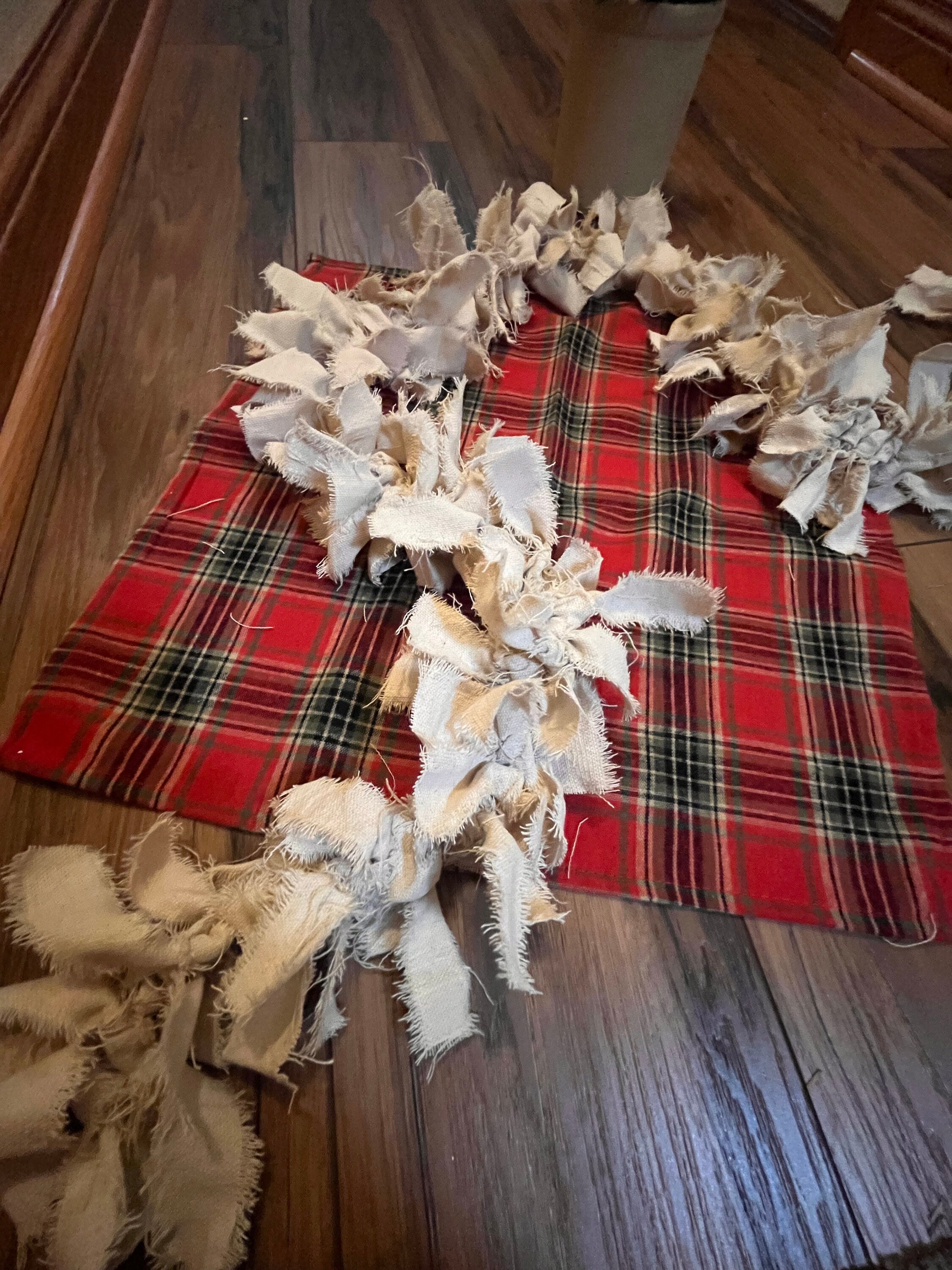 6 Ft drop Cloth Rag Garland - Etsy