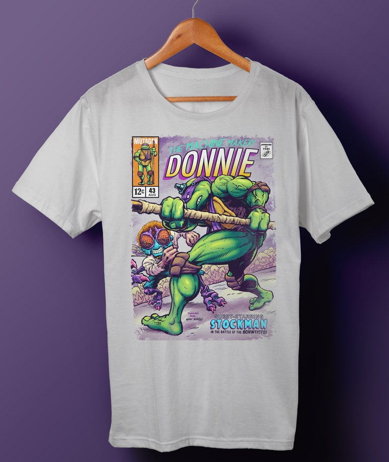 Vintage Style Ninja Turtles Tshirt / 80s / 90s / Pizza / Cartoon ...