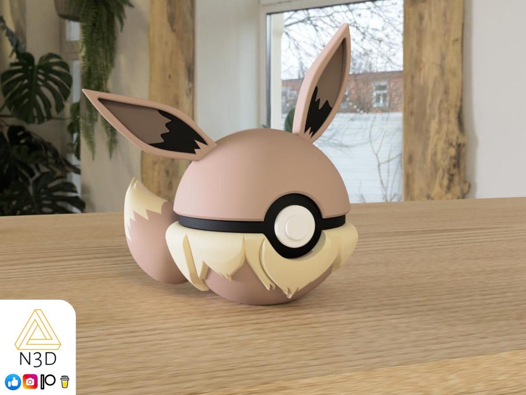 Eevee Pokéball Adorable Pokémon Gift Eevee Collectible Ball for Fans ...