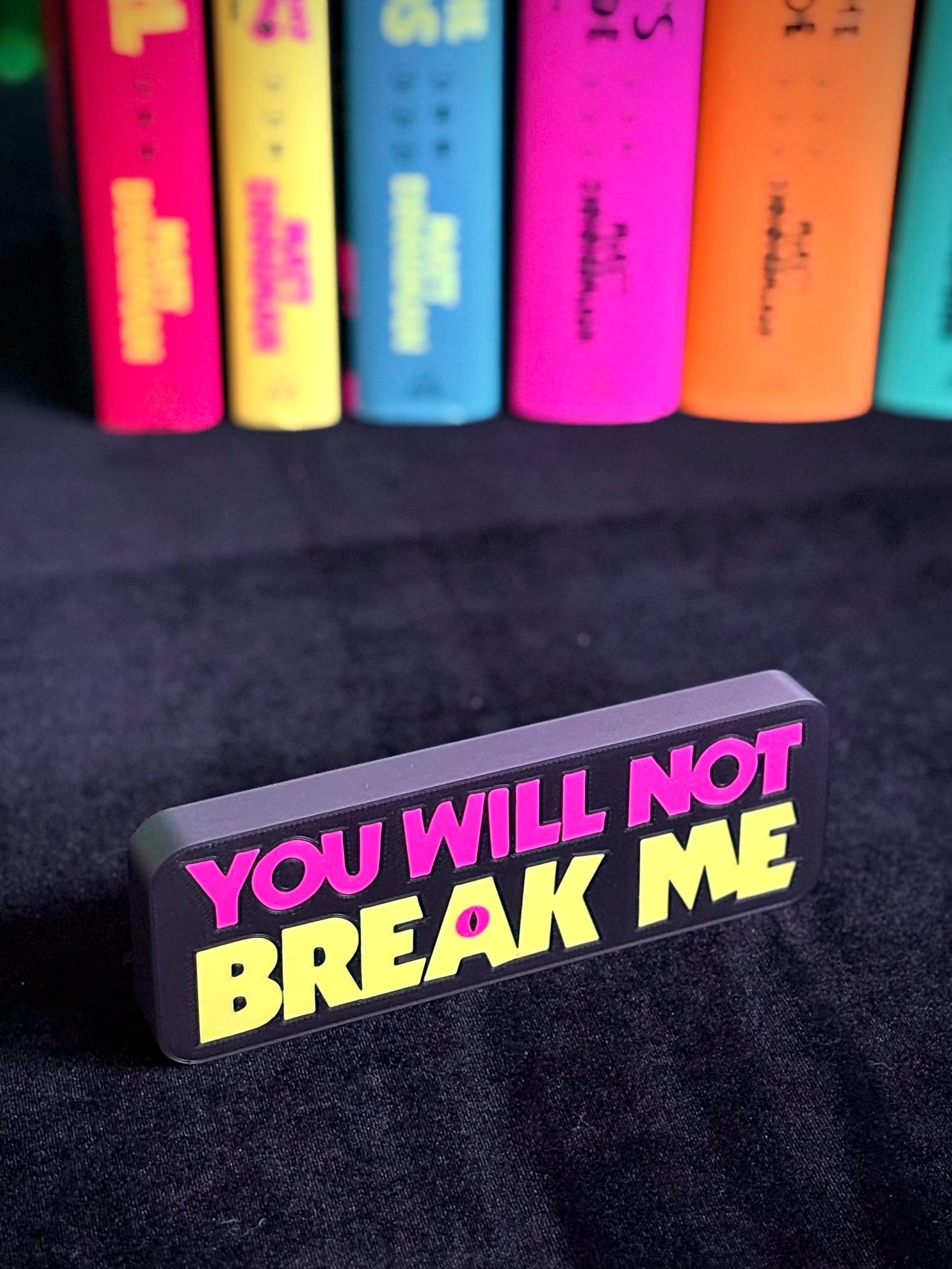 You Will Not Break Me Sign, Dungeon Crawler Carl Inspired Decor, Litrpg ...