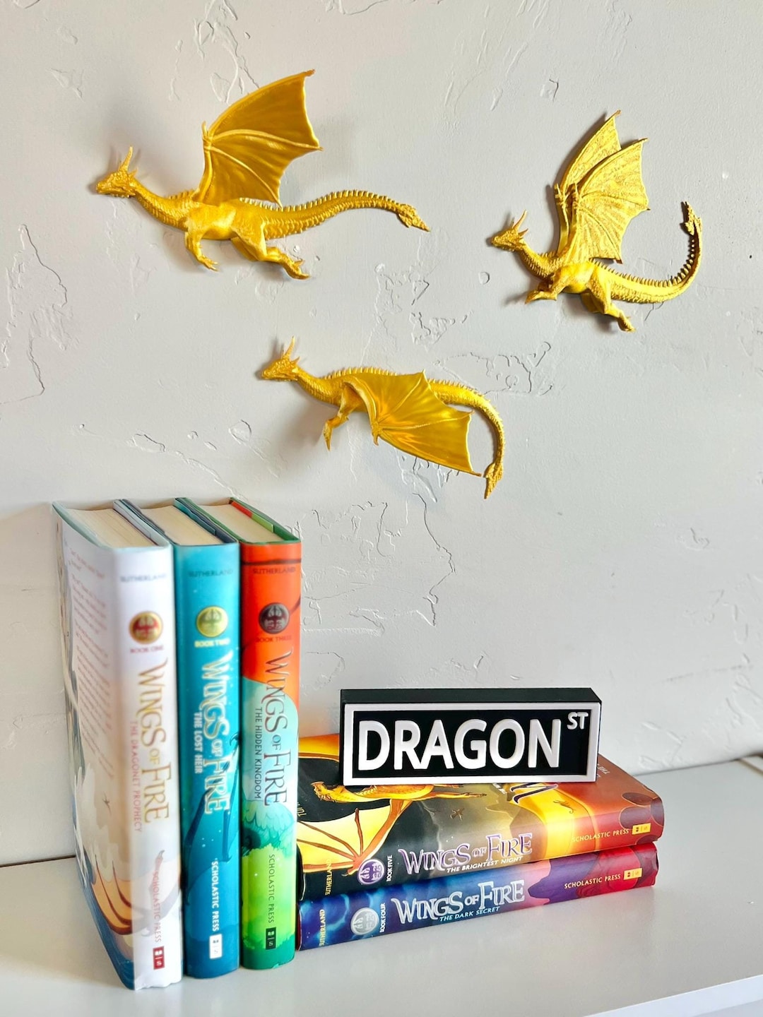 Dragons Wall Decor Flying Wall-mounted – Fantasy Dragon Wall Art ...