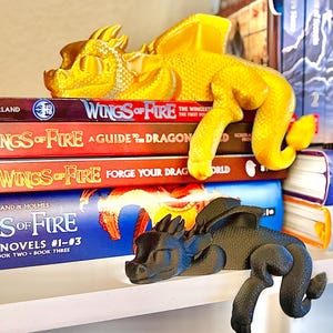 Dragon Bookshelf Decor, Book Lover Gifts, Fantasy Gift for Her, Fantasy ...