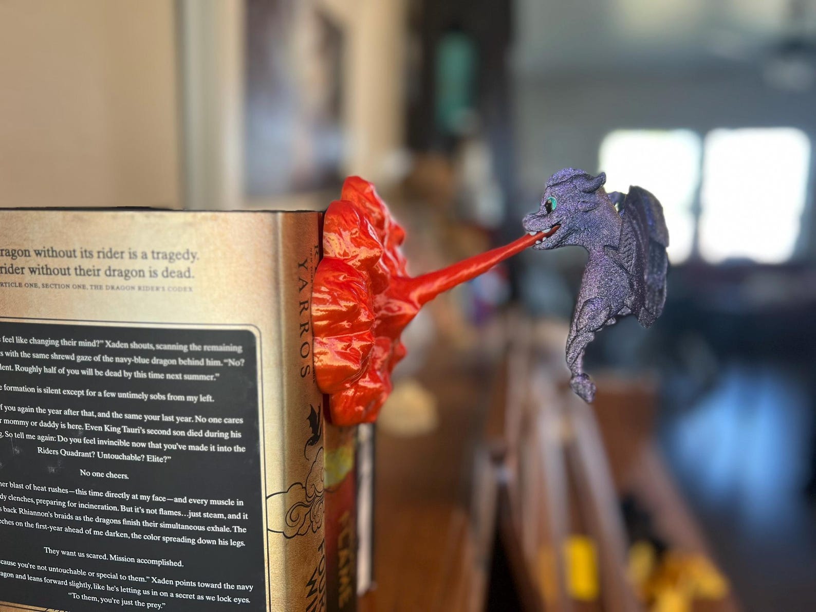 Dragon Book Nook, Phone Stand or Bookshelf Decor Fire-breathing – 3D ...