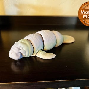 Manatee Figurine | Cute Sea Creature Collectible | Marine Animal ...