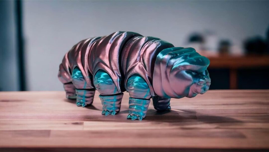 Tardigrade Figurine 3D Printed Water Bear or Moss Piglet - Gift for ...