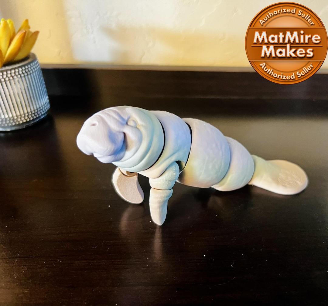 Manatee Figurine | Cute Sea Creature Collectible | Marine Animal ...