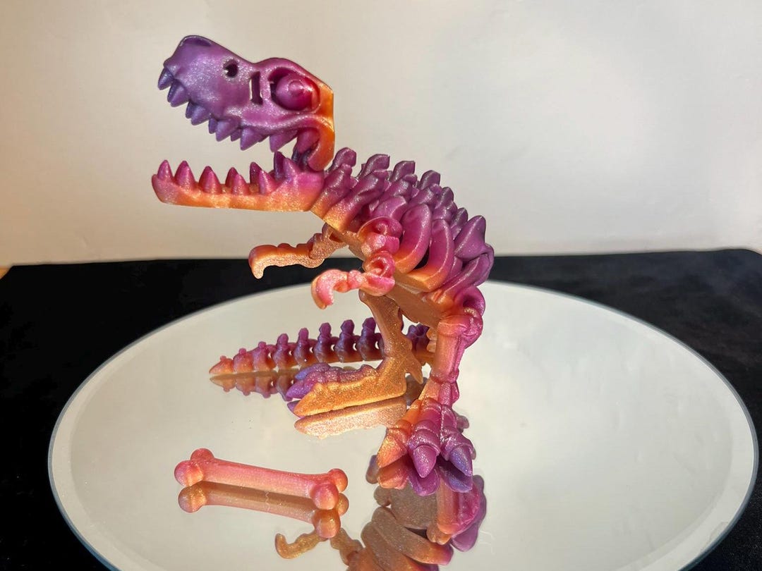Skeleton T-rex Articulated | Movable Dinosaur Fossil Model ...