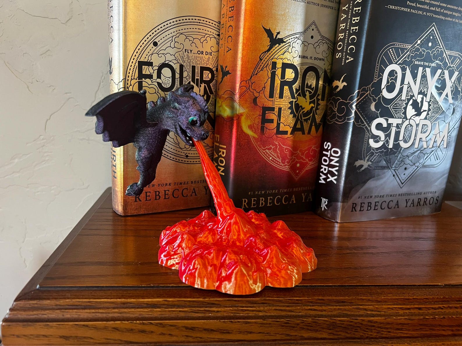 Dragon Book Nook, Phone Stand or Bookshelf Decor Fire-breathing – 3D ...