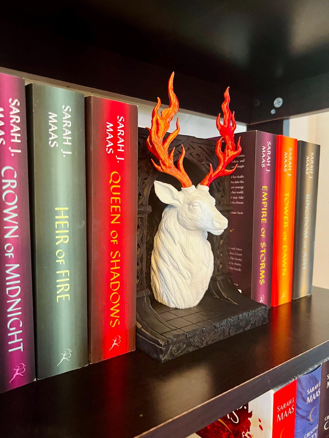 Stag Book Nook 3D Printed Fantasy Book Nook Insert or Shelf Decor Regal ...