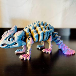 Ankylosaurus Skeleton 3D Printed Articulating Dinosaur Fossil Model ...