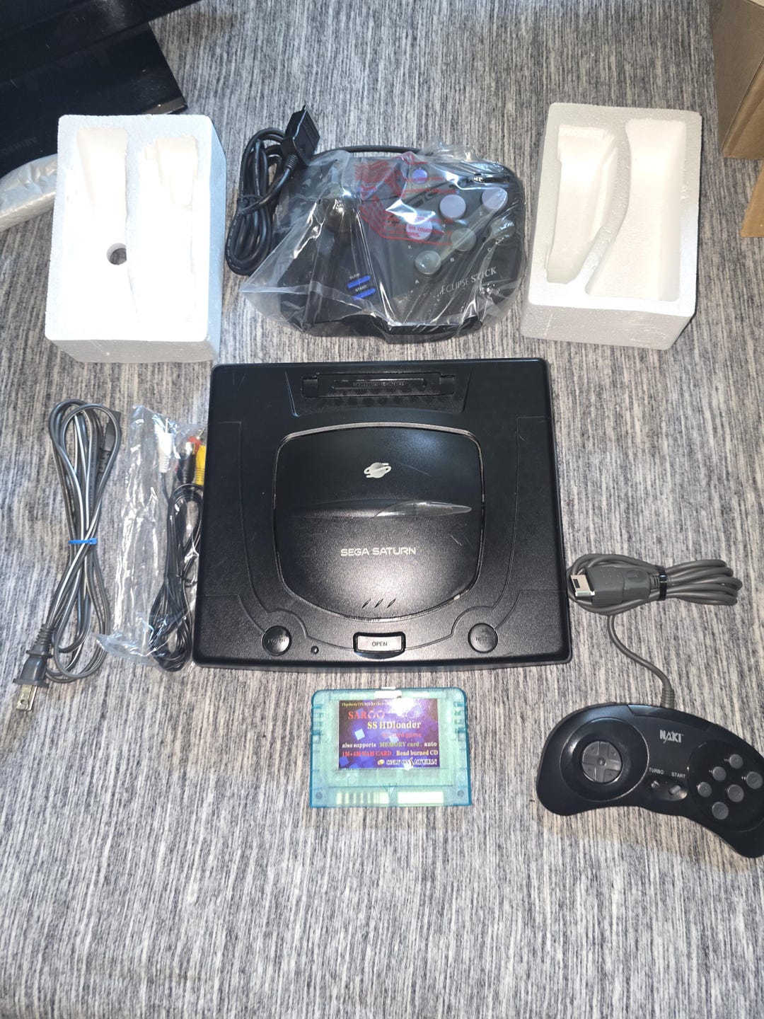 SEGA SATURN Model 2 Modded With 256 Gb Sd Card Entire Game Library ...