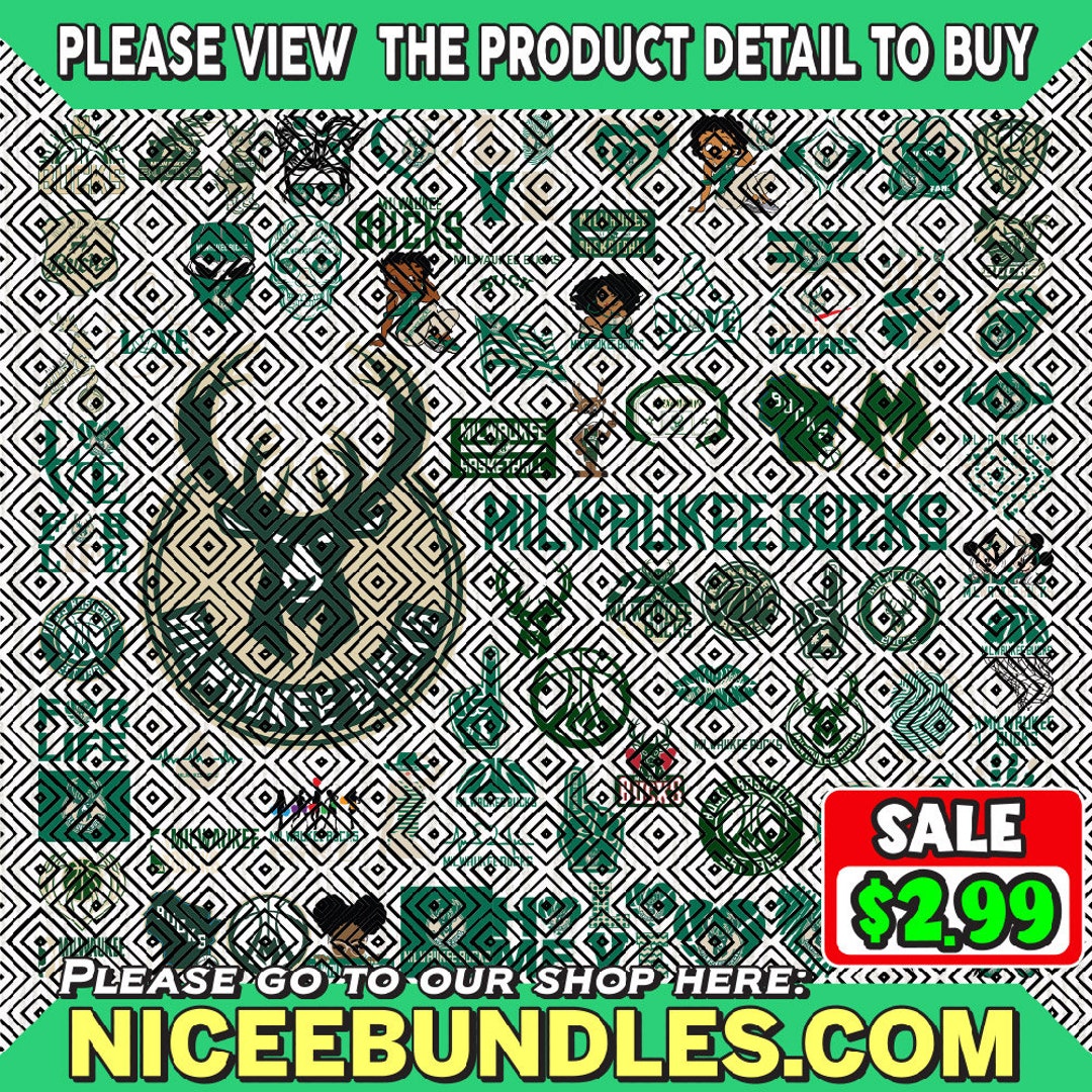 80 Files Milwaukee-bucks Team Bundles Svg, Milwaukee-bucks Svg, N-B-A ...