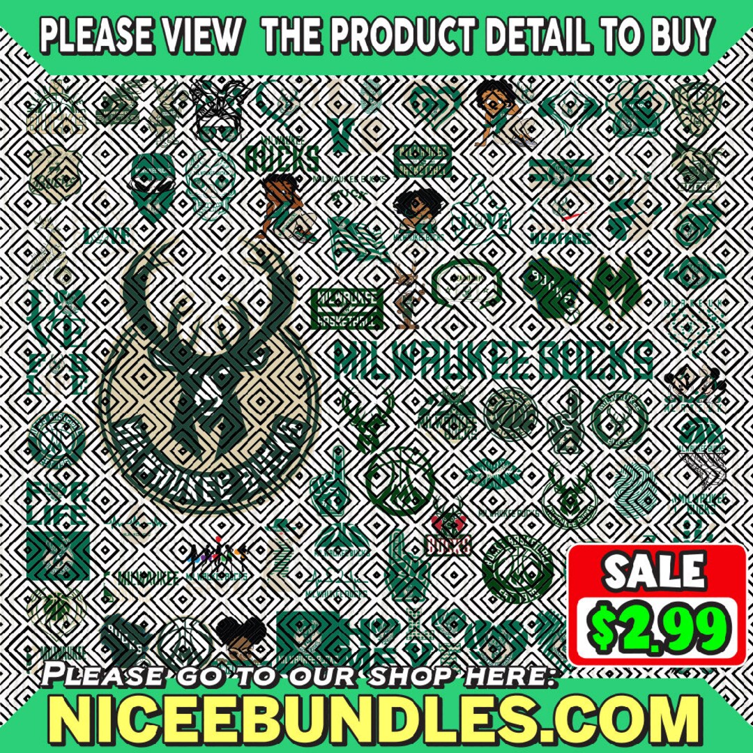 80 Files Milwaukee-bucks Team Bundles Svg, Milwaukee-bucks Svg, N-B-A ...