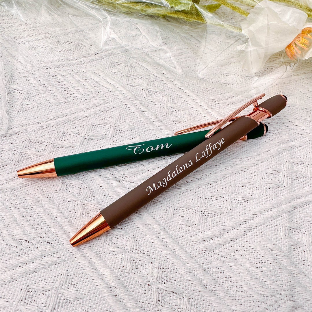 Custom Carving Pen, Female Gift Pen, Personalized Soft Stylus ...
