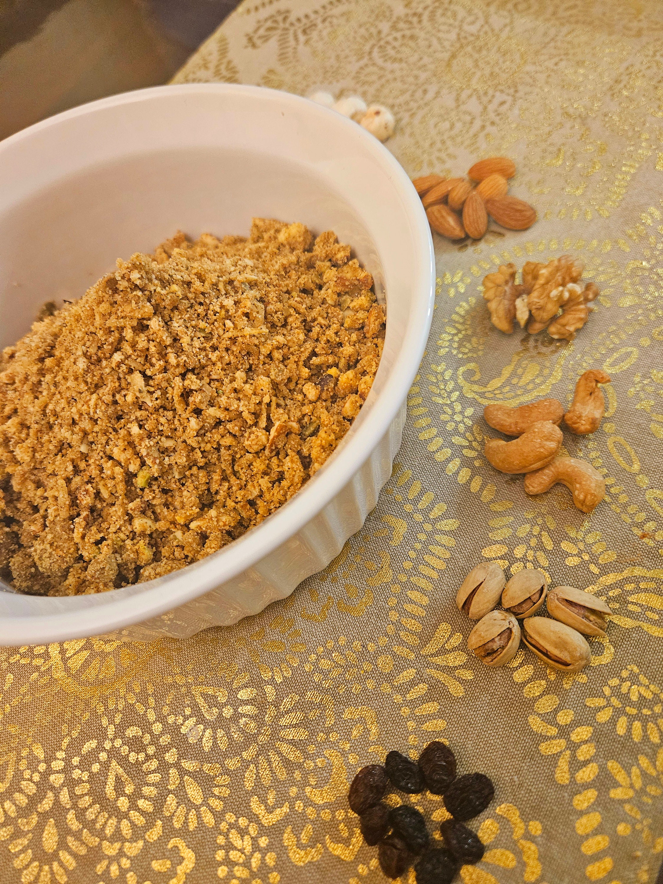 Homemade Fresh Indian/pakistani Panjiri /panjeri, Nut Mix, Healthy ...