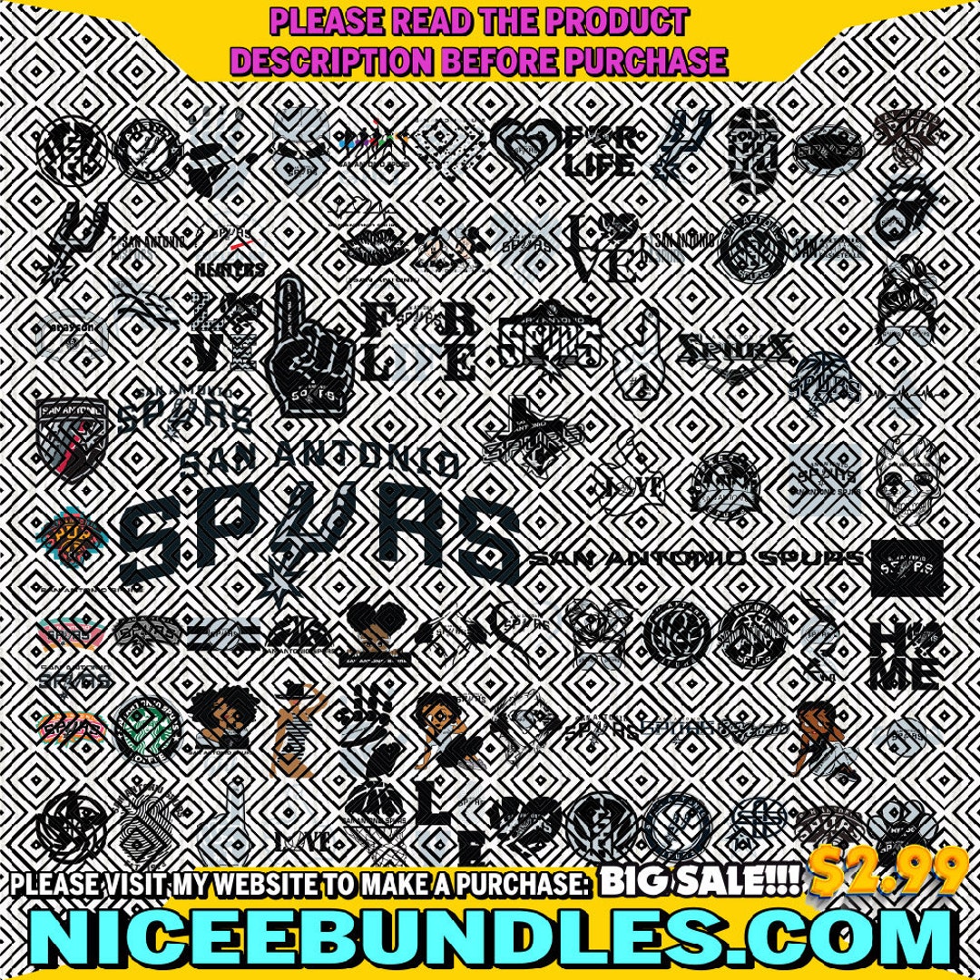 83 Files San Antonio Spurs Team Bundles Svg, San Antonio Spurs Svg, N-B ...