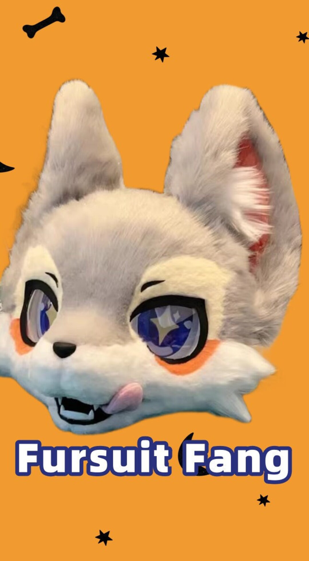 3D Printed Fang for Fursuit Animal Teeth Set Toony Fangs for Fursuits ...