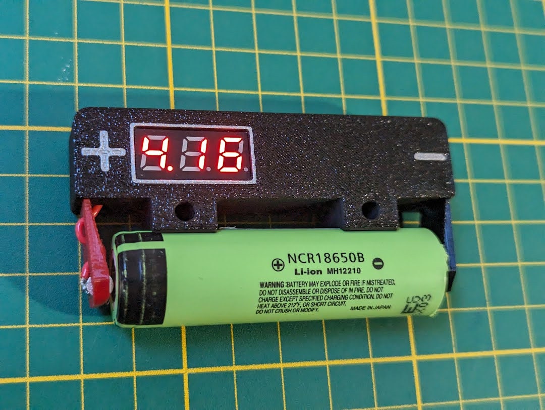 18650 Battery Quick Voltage Checker Magnetic - Etsy