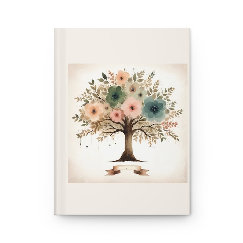 Watercolor Family Tree Journal Chronicle Your Parenting Journey - Etsy
