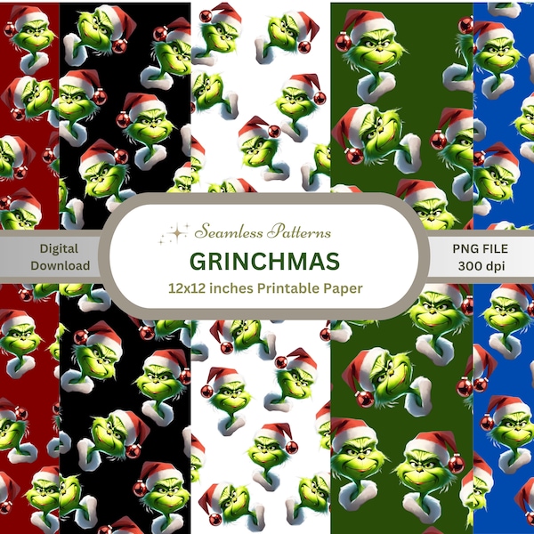 Grinch Backdrop - Etsy