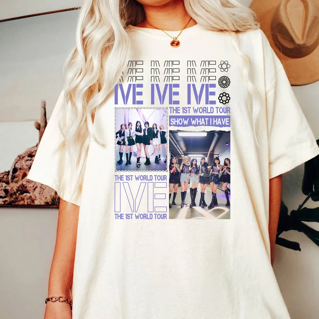 IVE the 1st World Tour Show What I Have Shirt, Retro IVE Kpop Tour ...