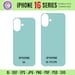 IPhone 16 Case Template Bundle: All Models, AI SVG PNG (digital ...