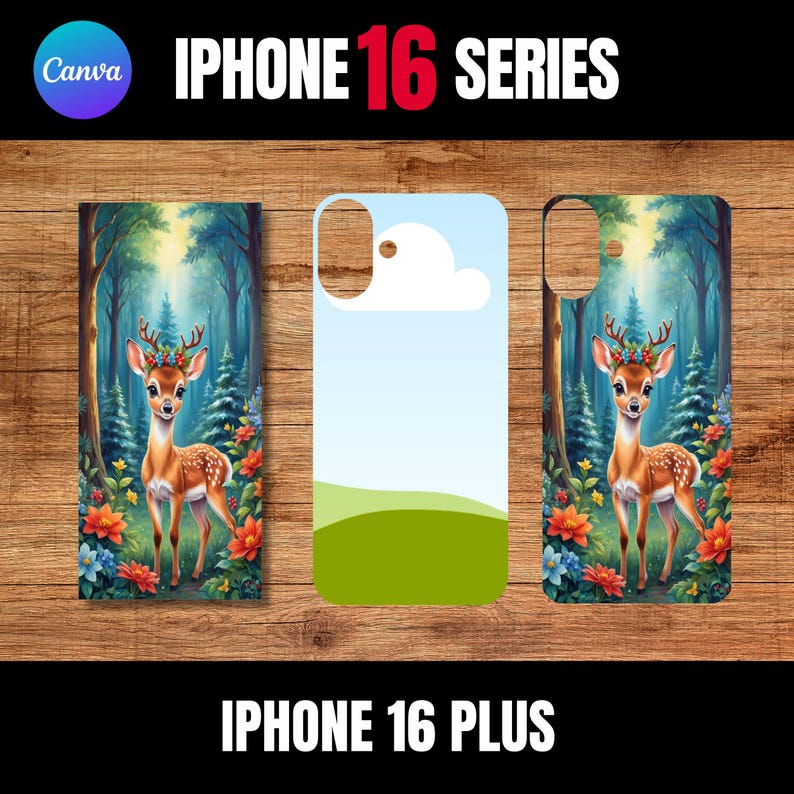 IPhone 16 Case Canva Template: Editable Design (digital Download) - Etsy