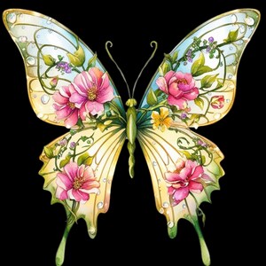 Watercolor Butterfly Clipart, Digital Download, Spring Butterfly ...