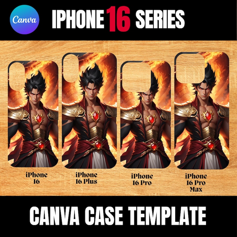 IPhone 16 Case Canva Template: Editable Design (digital Download) - Etsy