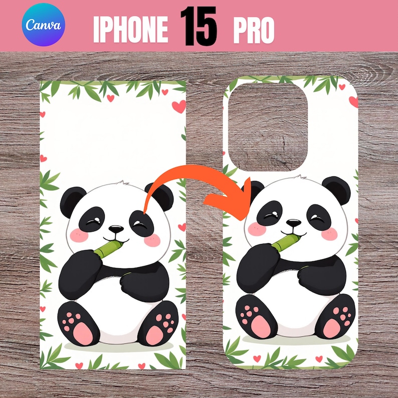 IPhone 15 Canva Case Template Bundle (digital Download) - Etsy