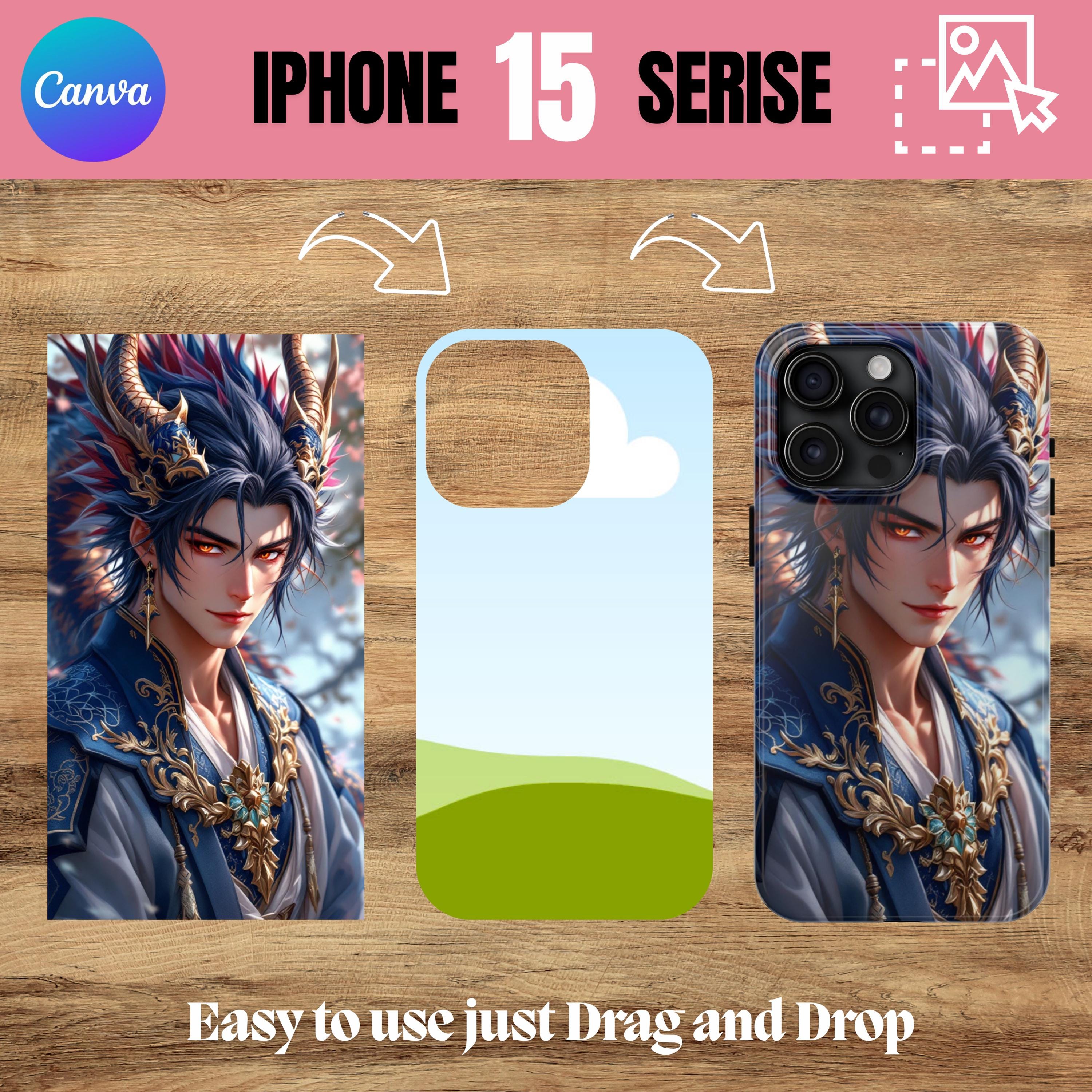 IPhone 15 Canva Case Template Bundle (digital Download) - Etsy