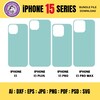 IPhone 15 Canva Case Template Bundle - Digital Download | Compatible With iPhone 15, 15 Plus, 15 ...