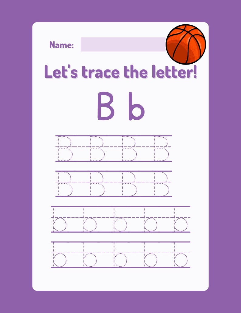 Alphabet Tracing Worksheets Printable Toddlers, Preschoolers ...