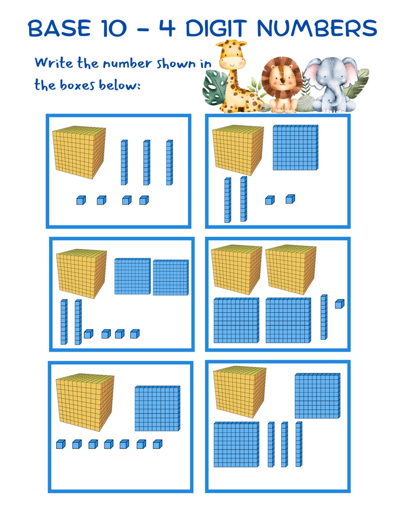 Third Grade Math Worksheets Printable Place Value Practice Adding ...