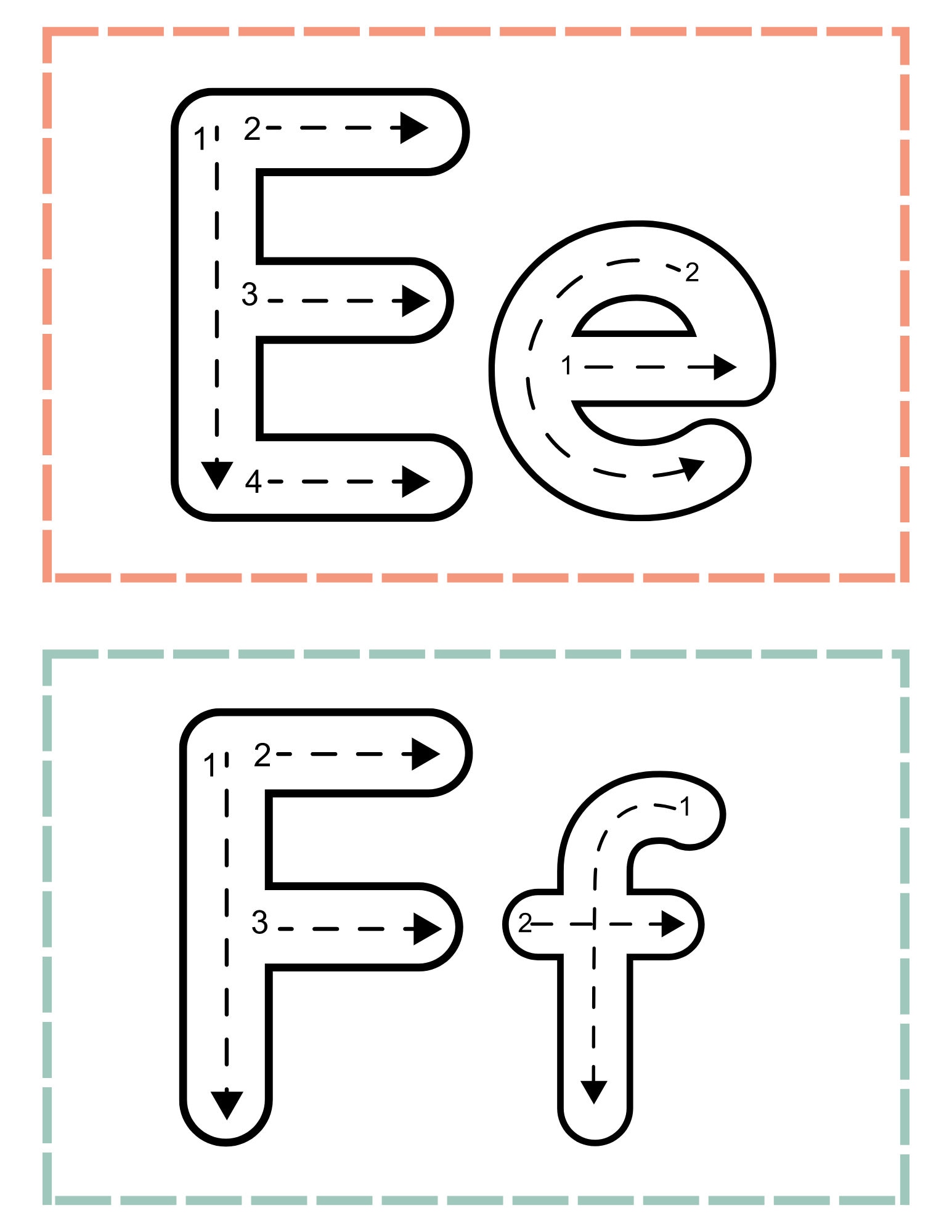 Instant Download Digital Printable Worksheet Alphabet Tracing Task ...