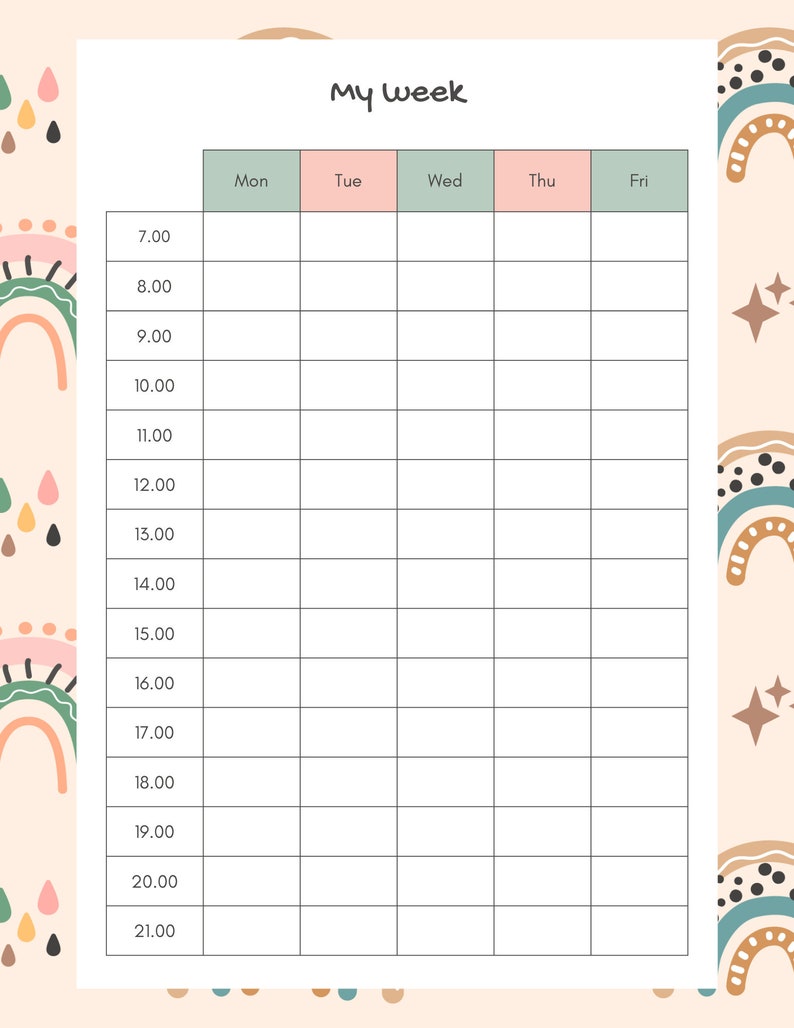 Instant Download Digital Printable Teacher Planner Dateless - Etsy