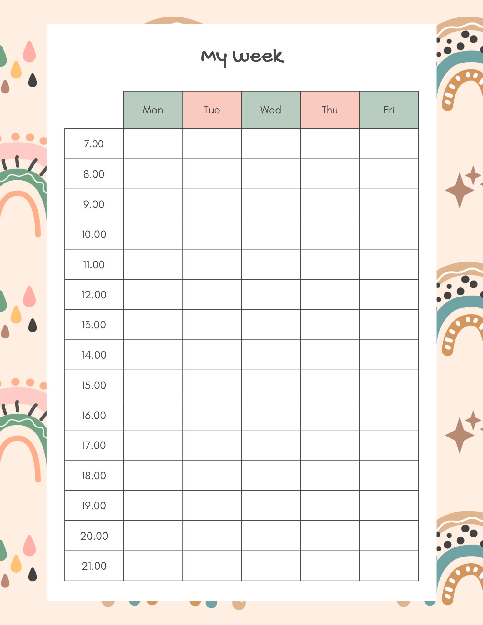 Instant Download Digital Printable Teacher Planner Dateless - Etsy