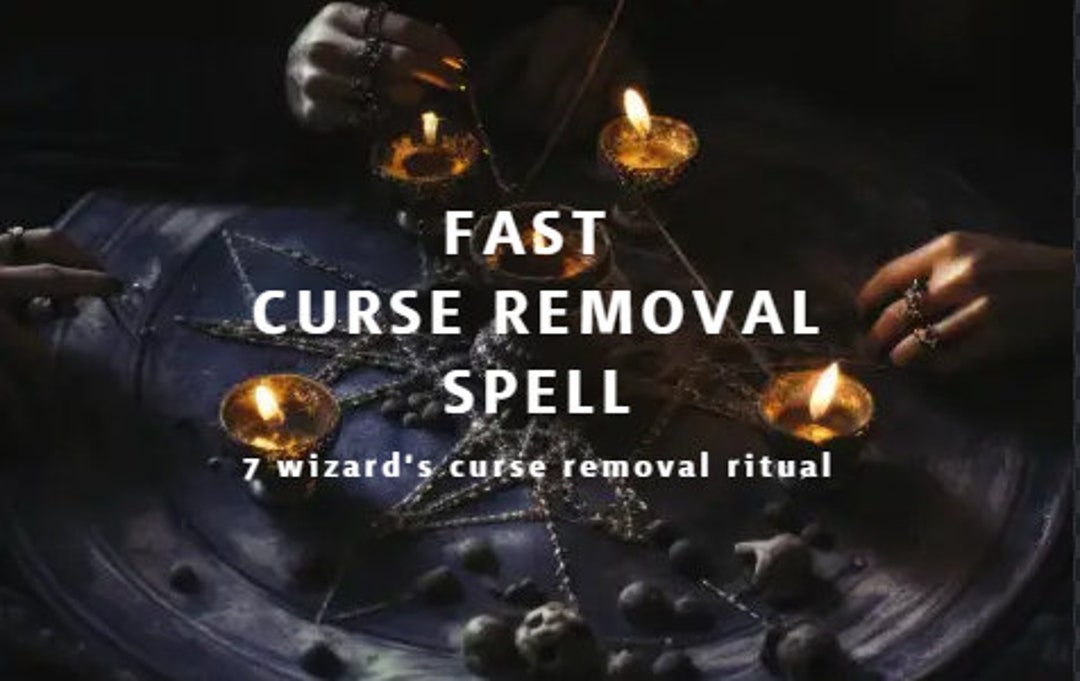 Fast Curse Removal Spell, 7 Wizard's Curse Removal Ritual , Remove Hex ...