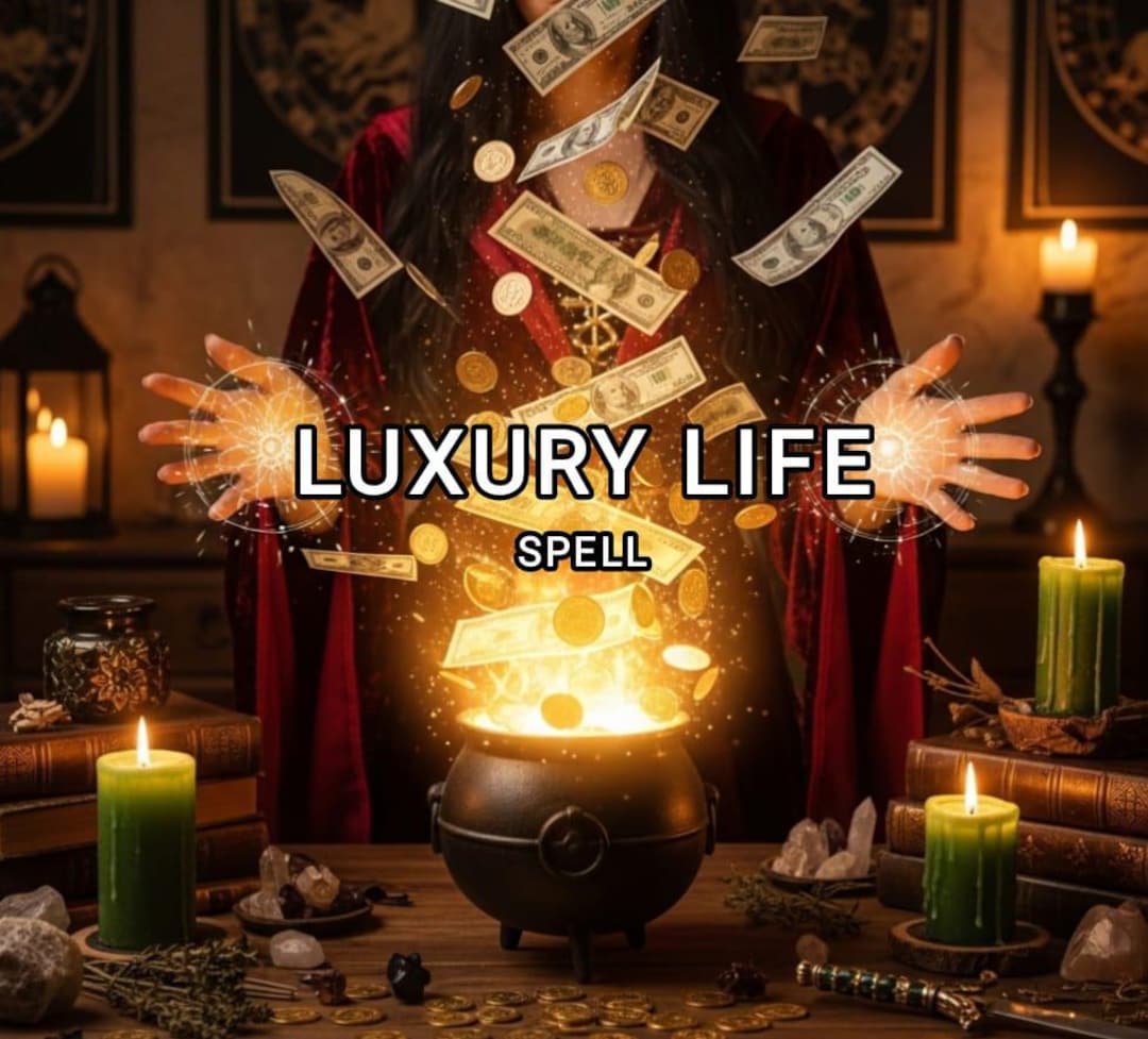 Luxury Life Spell,wealth Spell,abundance Magic,money Attraction Spell ...