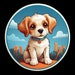 Playful Puppy Digital Stickers: 80 Cartoon-style Animal Decals for ...