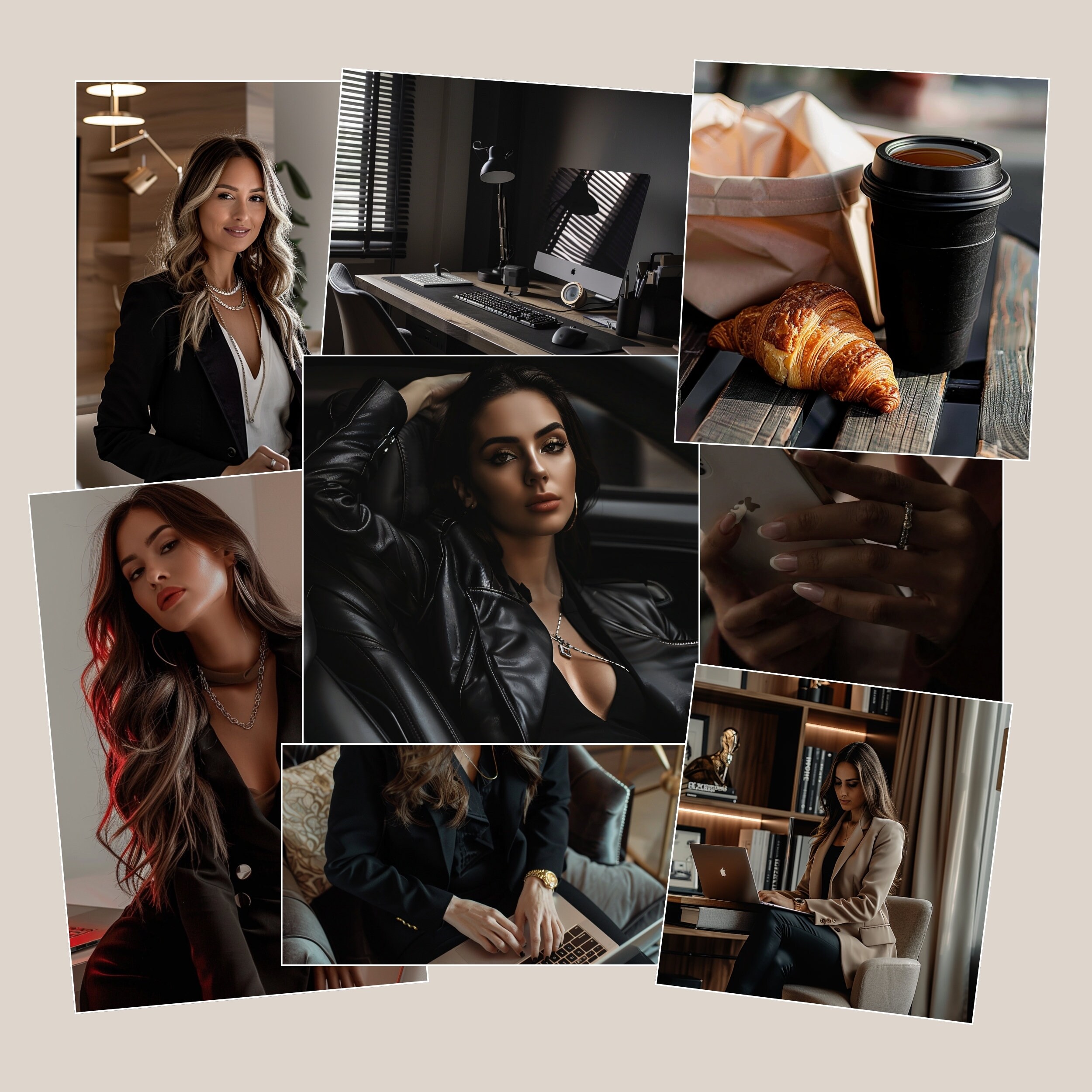 PLR Images Boss Girl Aesthetic Images Master Resell Rights Photo PLR ...